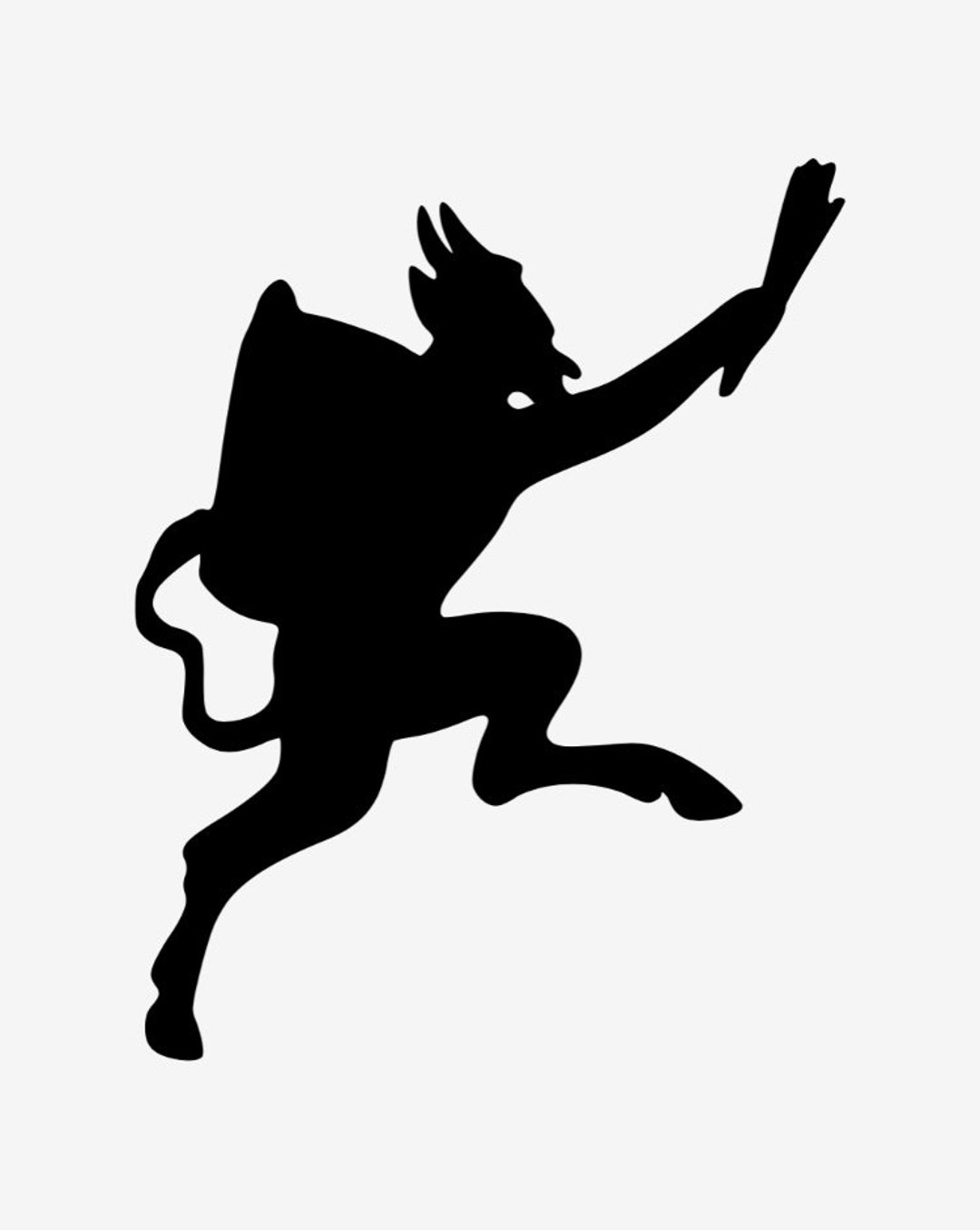 Krampus Vinyl Decal Sticker - Etsy