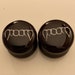 Distressed Vampire Fangs Double Flare Ear Gauge Plugs - Etsy