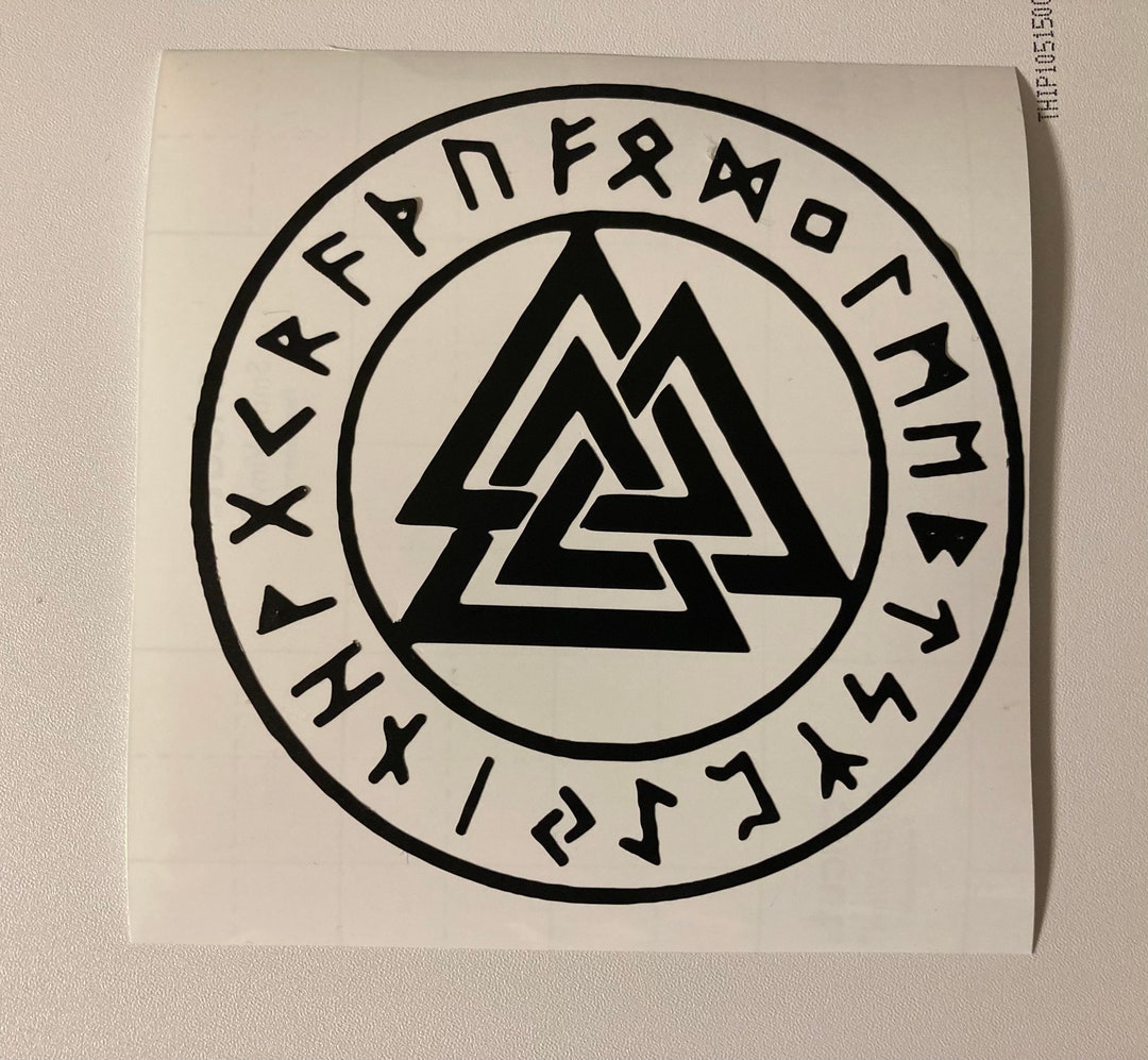 Valknut Vinyl Decal Sticker - Etsy