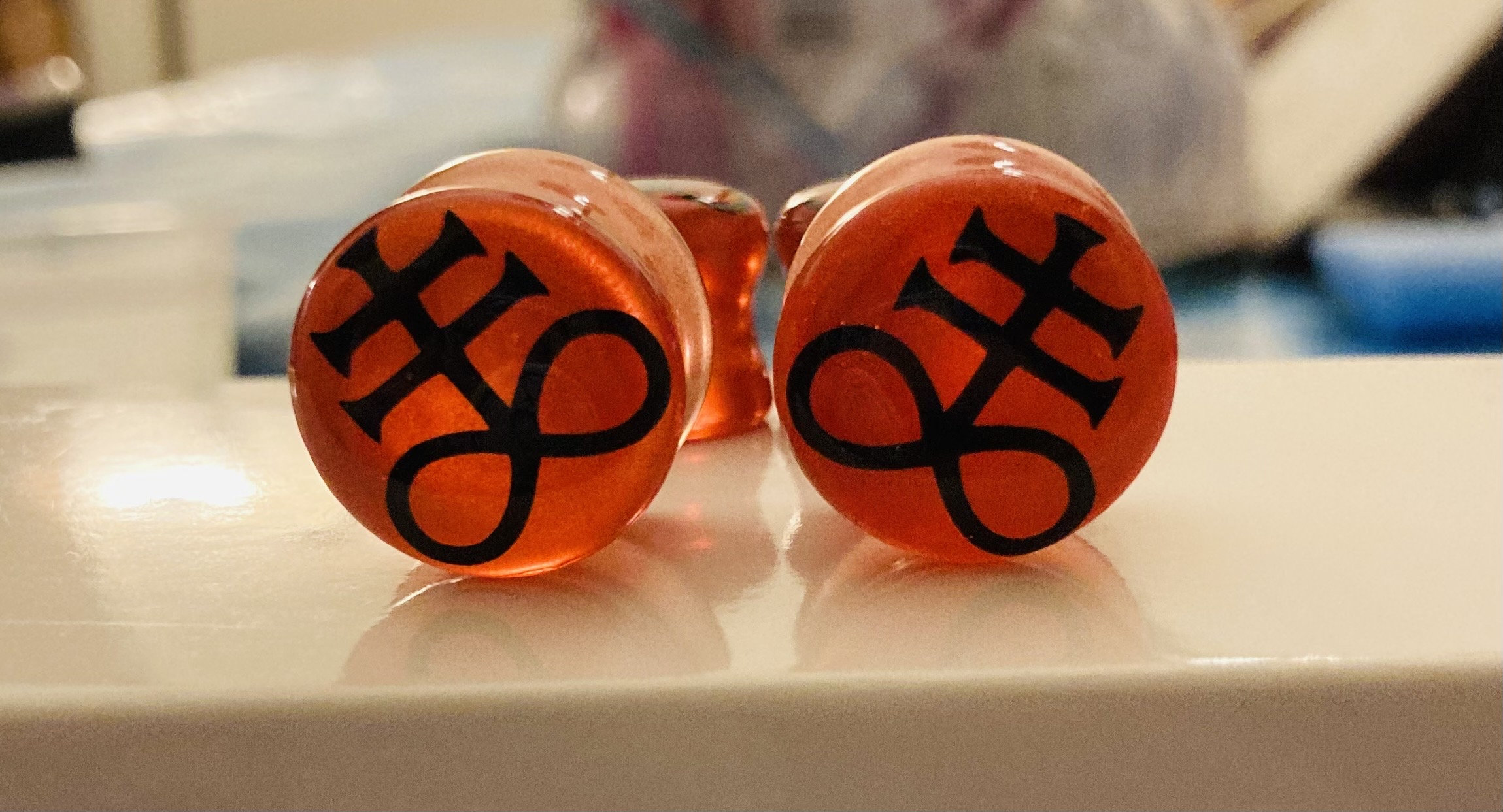 Leviathan Double Flare Ear Gauge Plugs - Etsy