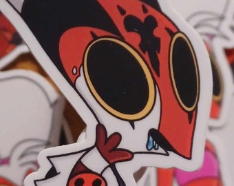 HELLUVA STICKER: IMP Blitz Peeker Sticker, Imp Sticker, Helluva Sticker ...