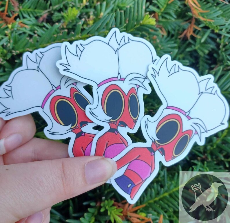 HELLUVA STICKER: Spaced-out Imp Sticker, Imp Sticker, Matte Sticker ...