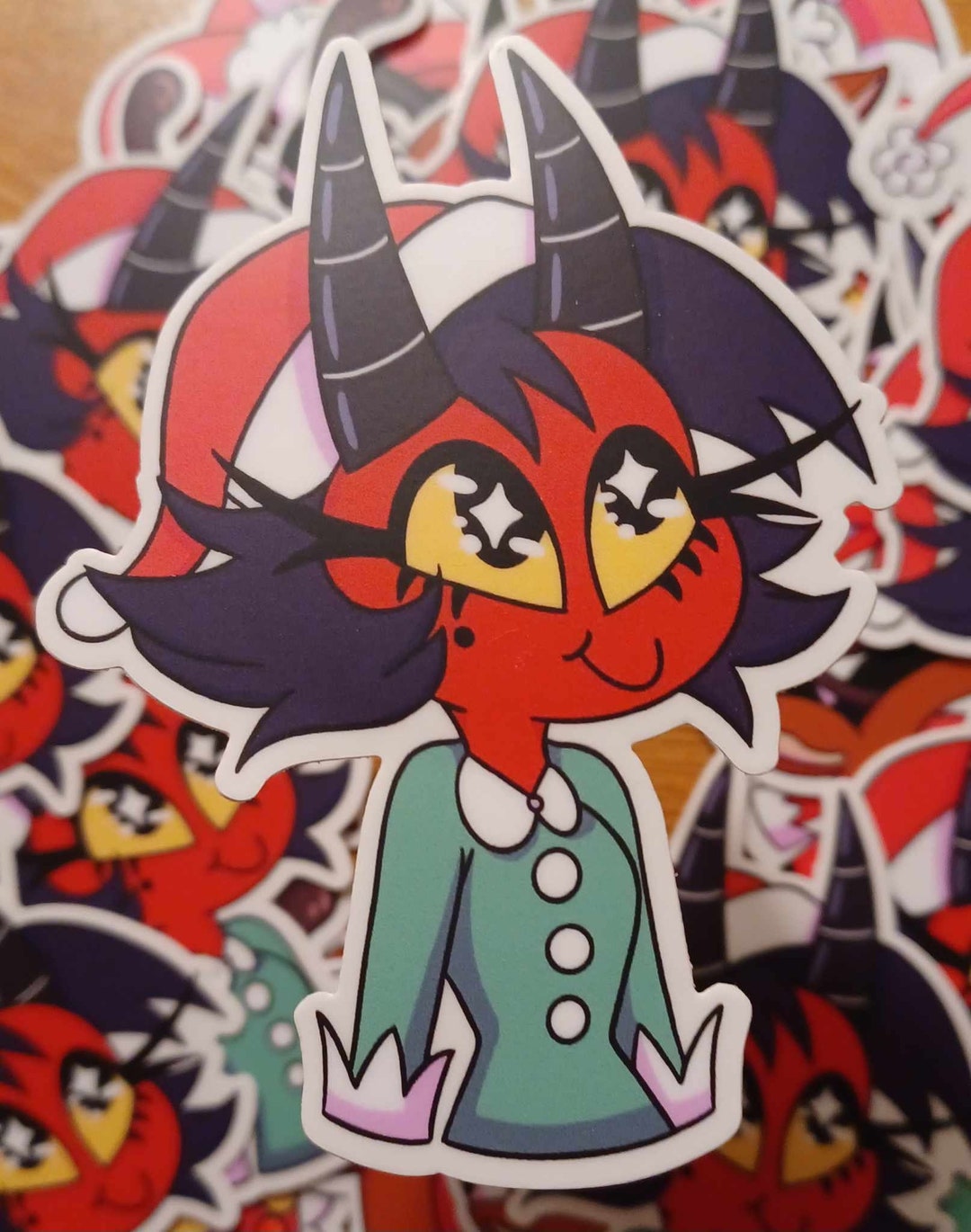 HELLUVA STICKER: Christmas Elf Imp Sticker, Imp Sticker, Matte Sticker ...