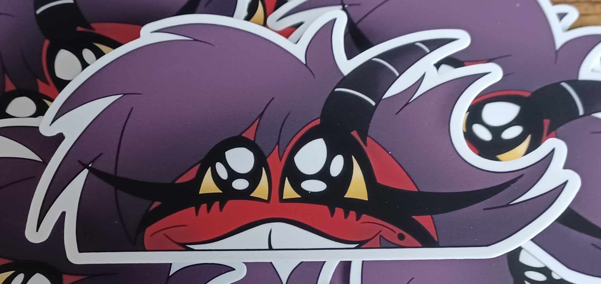 HELLUVA STICKER: Helluva Girl Millie Peeker Sticker, Imp Sticker ...