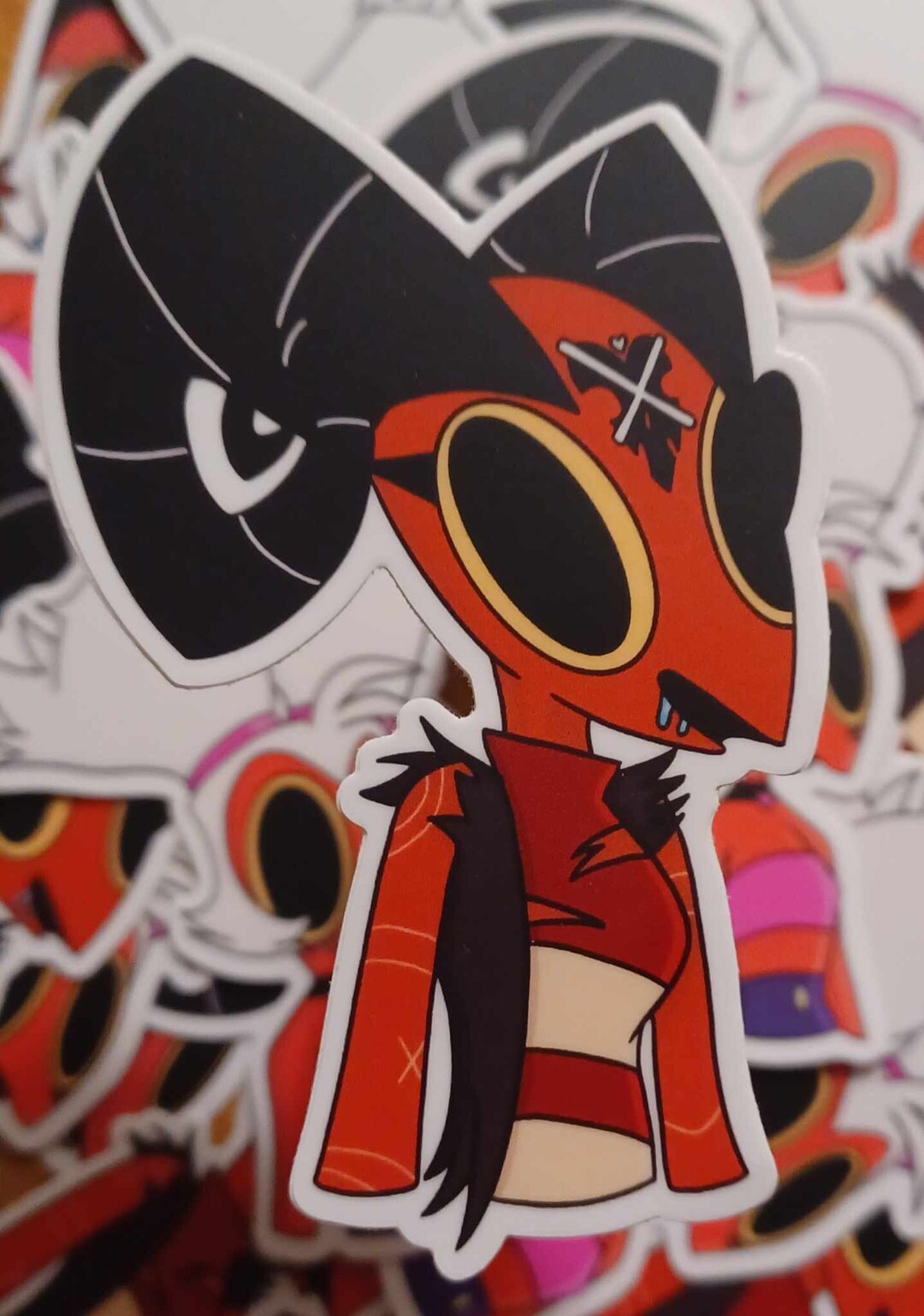 HELLUVA STICKER: Spaced-out Imp Sticker, Imp Sticker, Wire Sticker ...