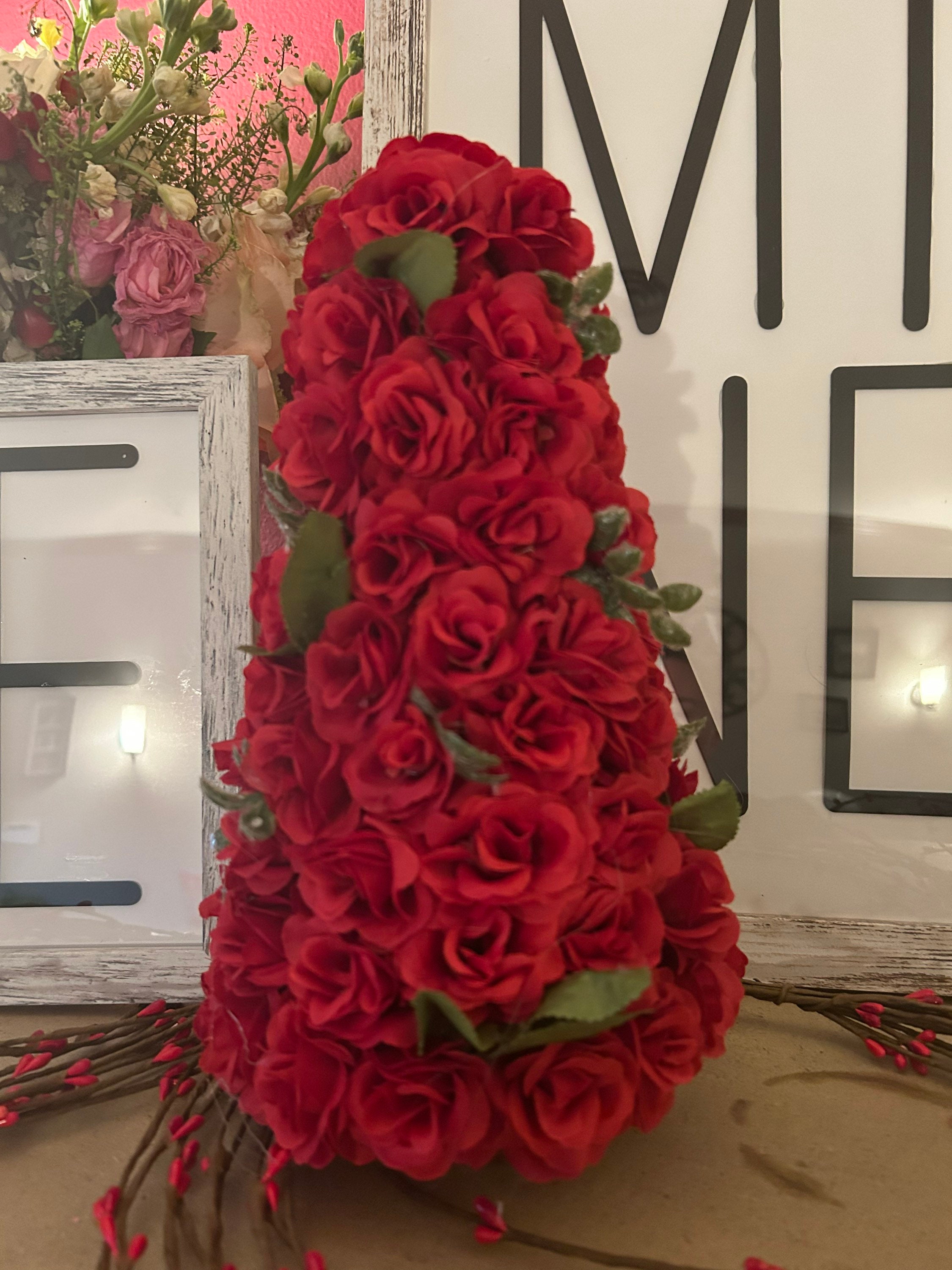 Custom Floral Cone Tree - Etsy