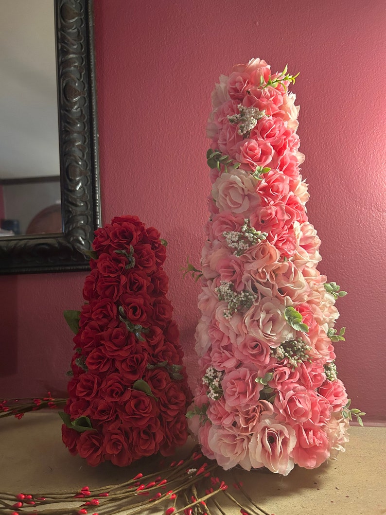Custom Floral Cone Tree - Etsy