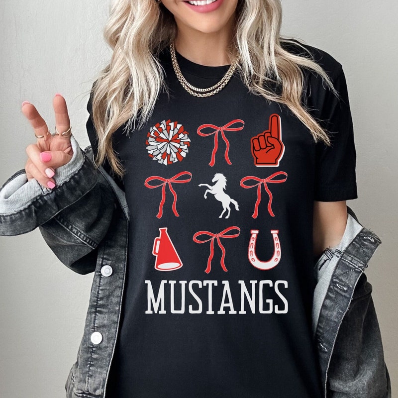 Mustang Cheer - Etsy