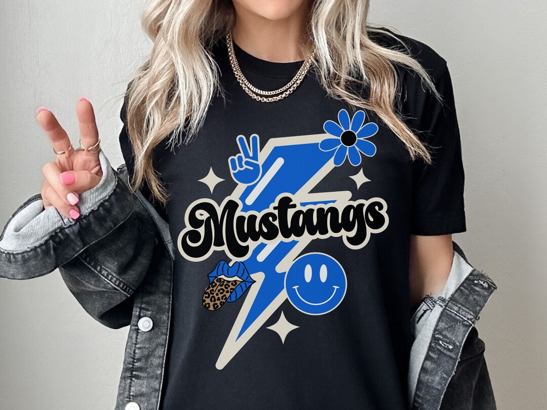 Mustang Shirt, Blue Mustangs, Go Mustangs, Mustangs, Mustang Logo ...