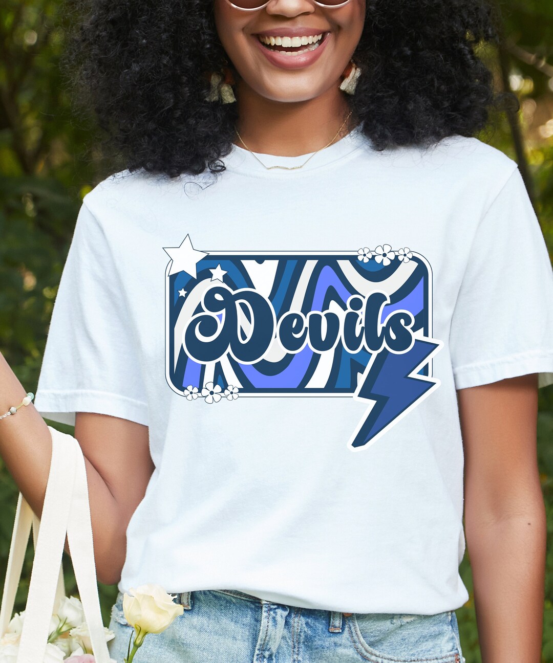 Blue Devils Shirt Devils Spirit Shirt Devils Team Shirt - Etsy