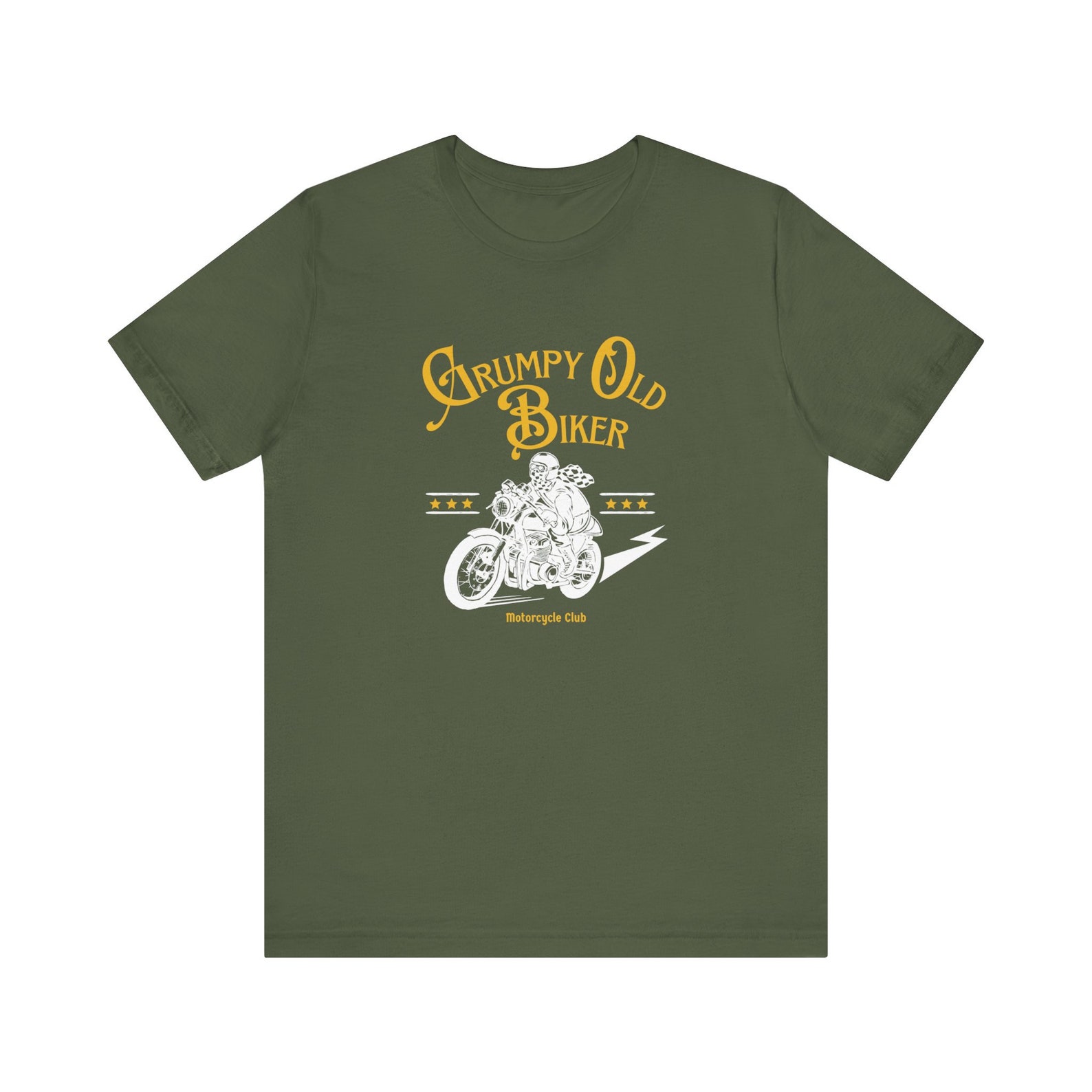 Grumpy Old Biker Shirt Motorcycle Club Tee Funny Gift Shirt Vintage ...