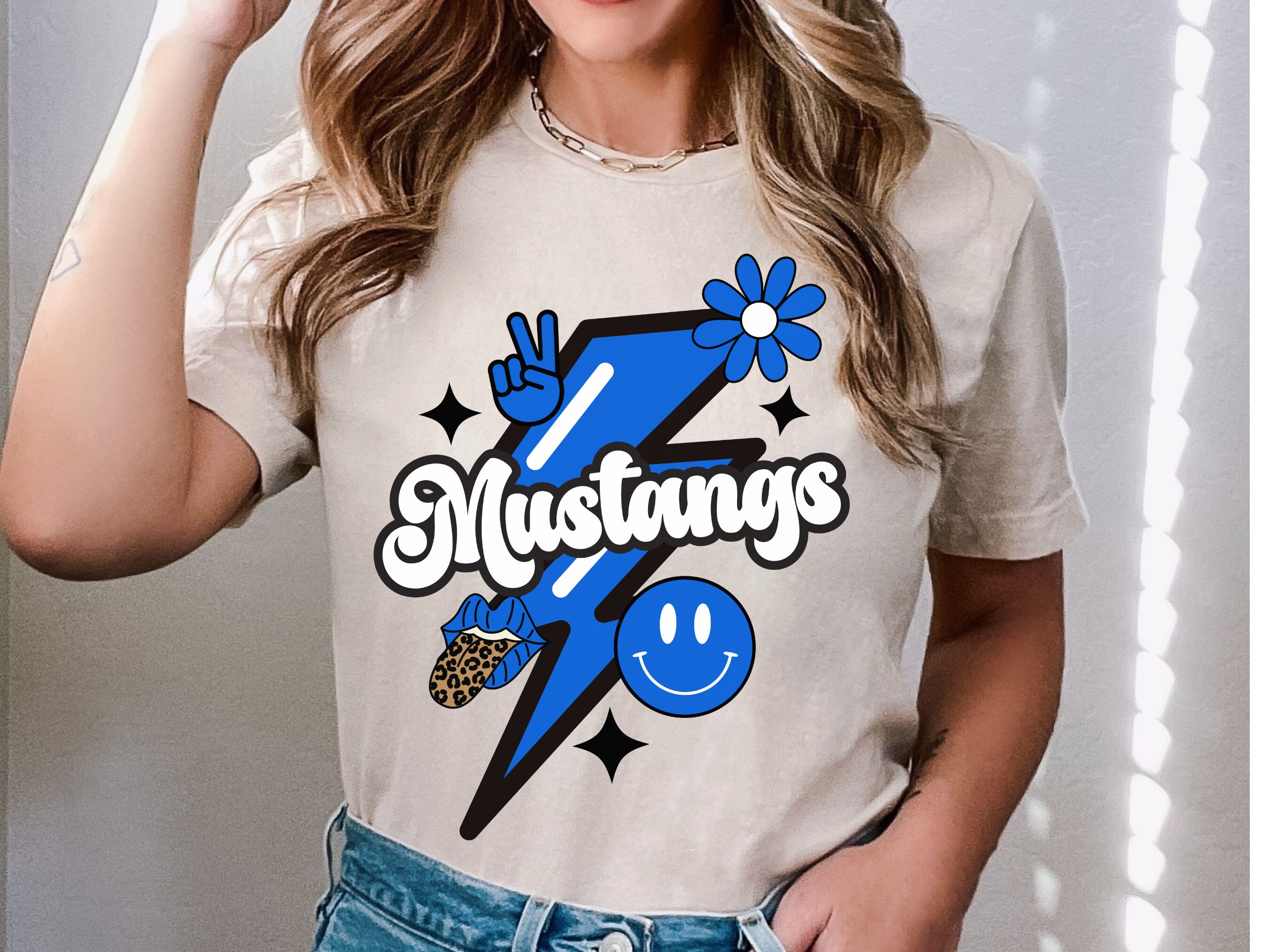 Mustang Shirt, Blue Mustangs, Go Mustangs, Mustangs, Mustang Logo ...