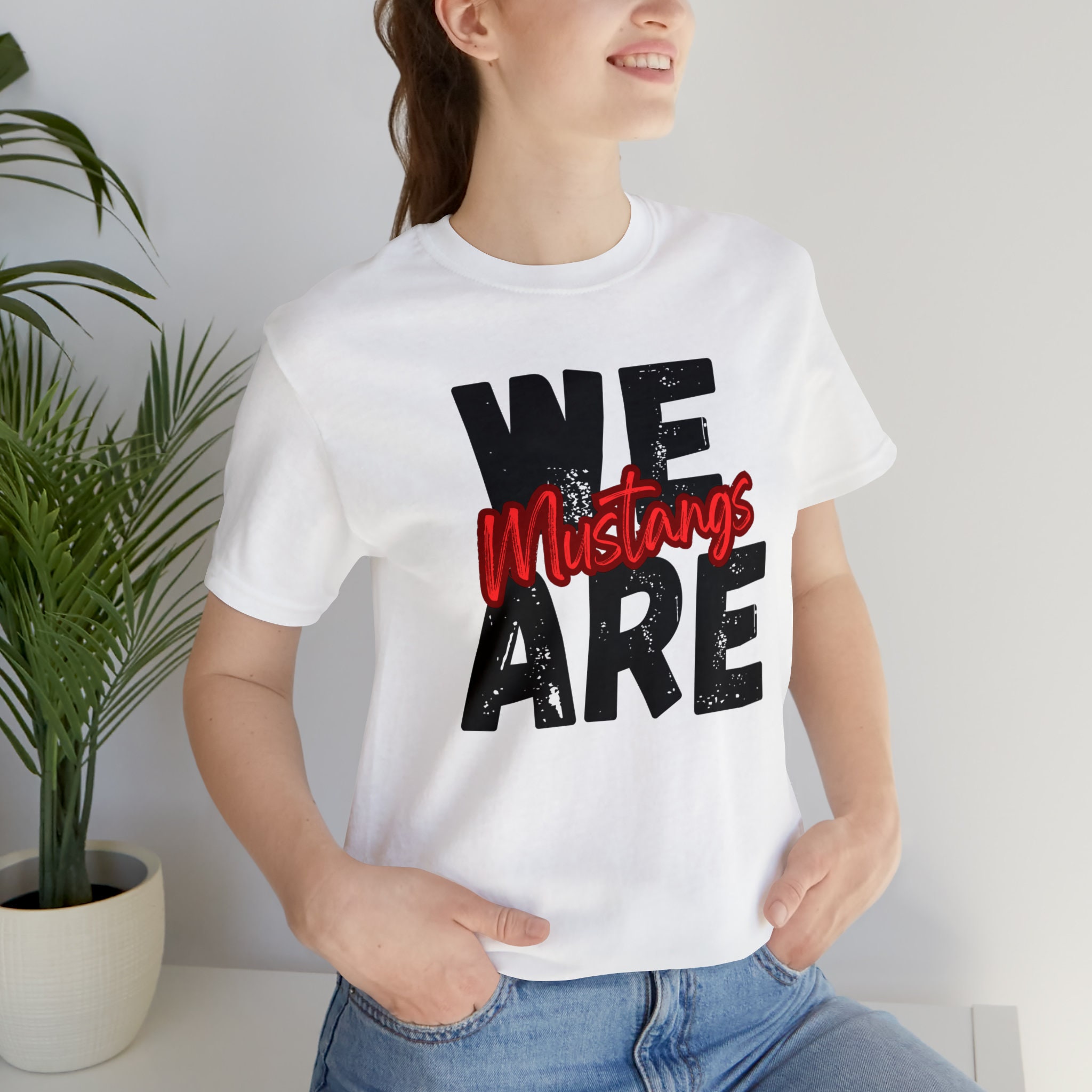 We Are Mustangs School Spirit Shirt Mascot Shirt Mustang Lover Go ...