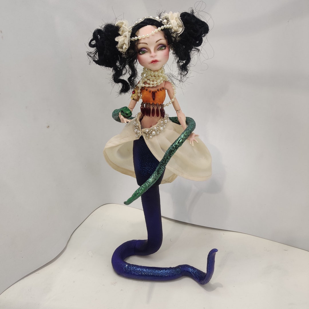 Haunted Halloween| Snake Charmer | Doll Repaint - Etsy