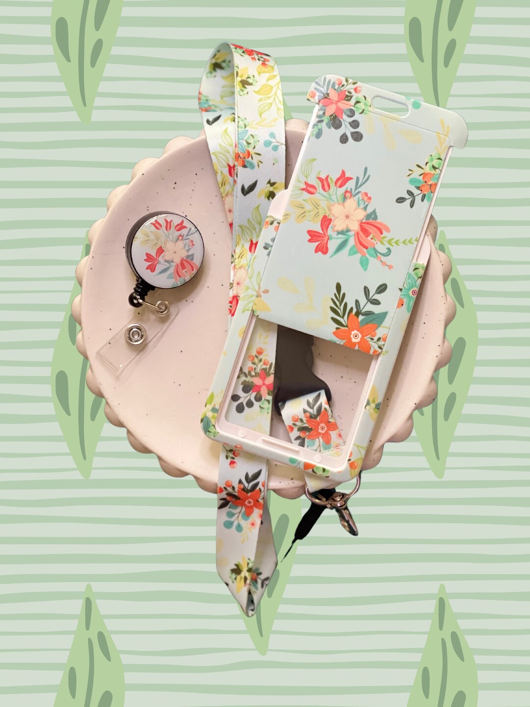ID Card Holder - Wonder Wallflower Includes ID Card Holder, Lanyard and ...