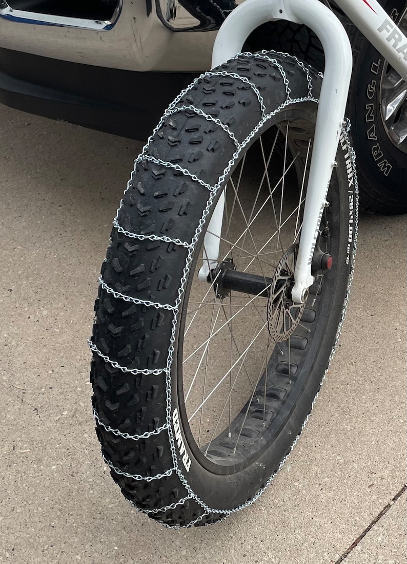 Instructions and Materials for Chains for Winter Mountain Biking. - Etsy