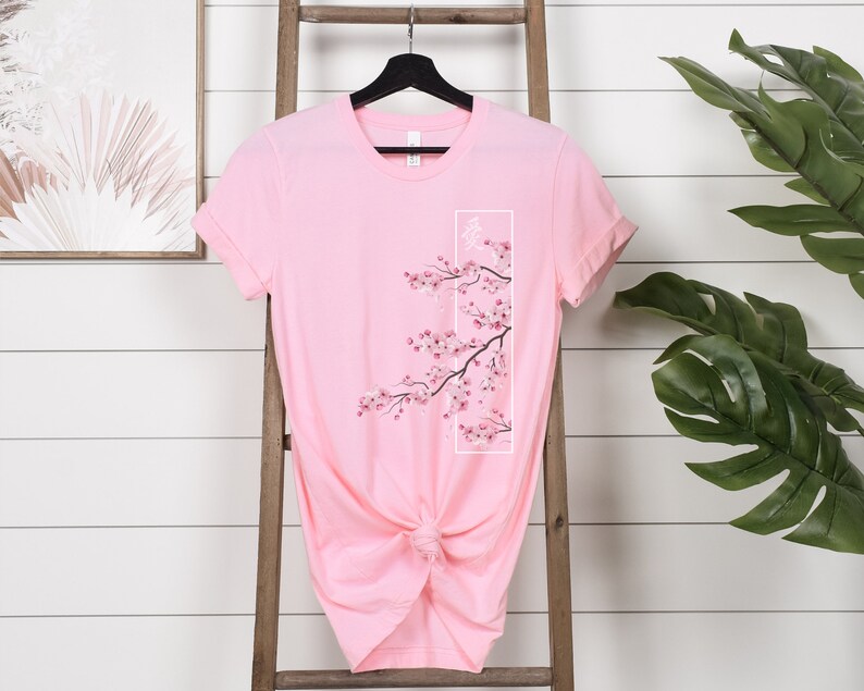 Japanese Cherry Blossom Shirt Sakura Shirt Spring Tshirt - Etsy