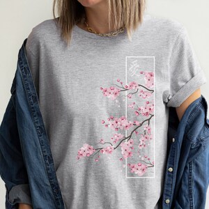 Japanese Cherry Blossom Shirt, Sakura Shirt, Spring Tshirt, Flower ...