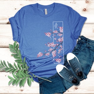 Japanese Cherry Blossom Shirt, Sakura Shirt, Spring Tshirt, Flower ...