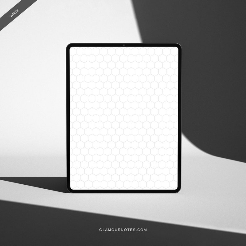 Hexagonal Digital Paper Template Bundle | Student Note Taking Templates ...