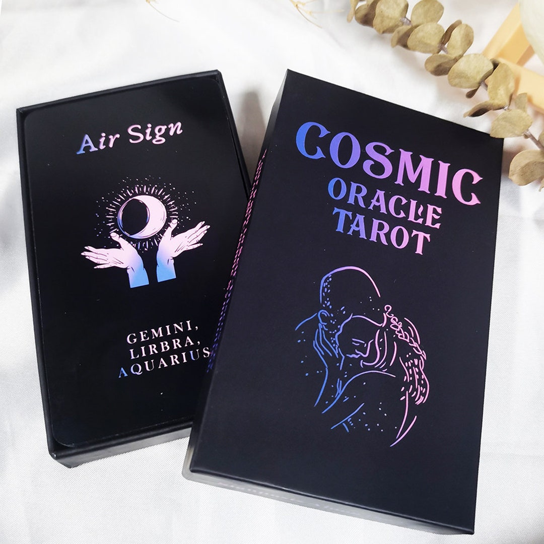 High Quality Dark Cosmic Oracle Tarot Deck Hand Crafted - Etsy