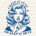 Keep It Cute PNG, Keep It Cute or Keep It Mute PNG, Trendy Vintage ...