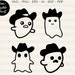 Cowboy Ghost SVG Cut File Cowboy Svg Cowboy Hat Svg Ghost - Etsy