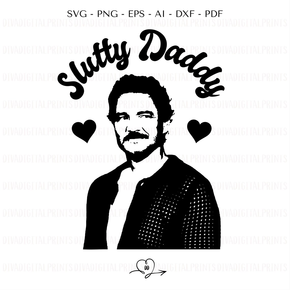 Pedro Pascal SVG, Daddy is A State of Mind SVG, Slutty Daddy, Pedro ...
