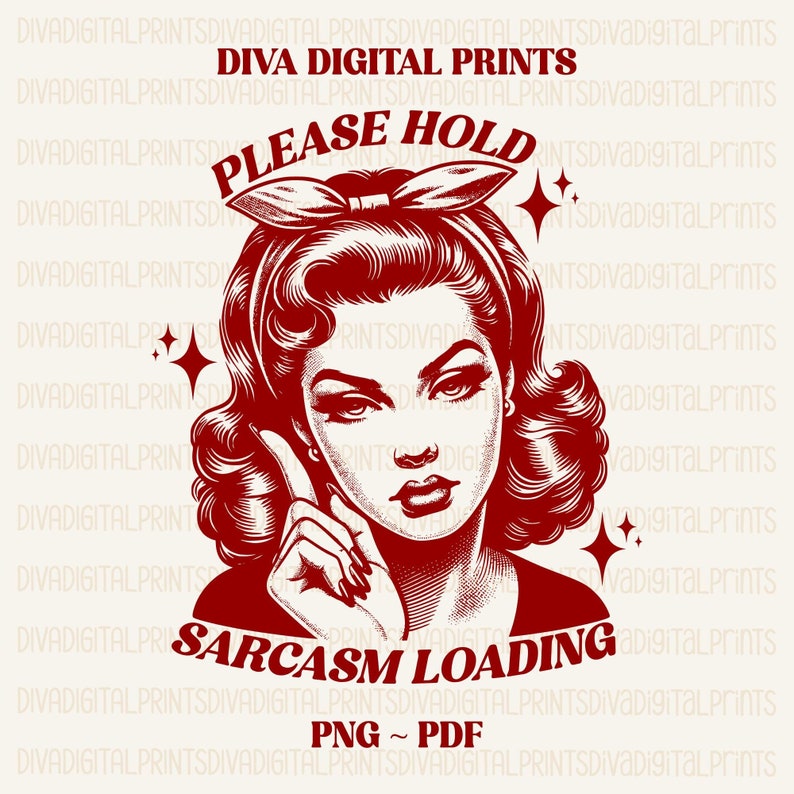 Sarcasm Loading PNG, Trendy Vintage Retro Funny Design for Graphic Tees ...