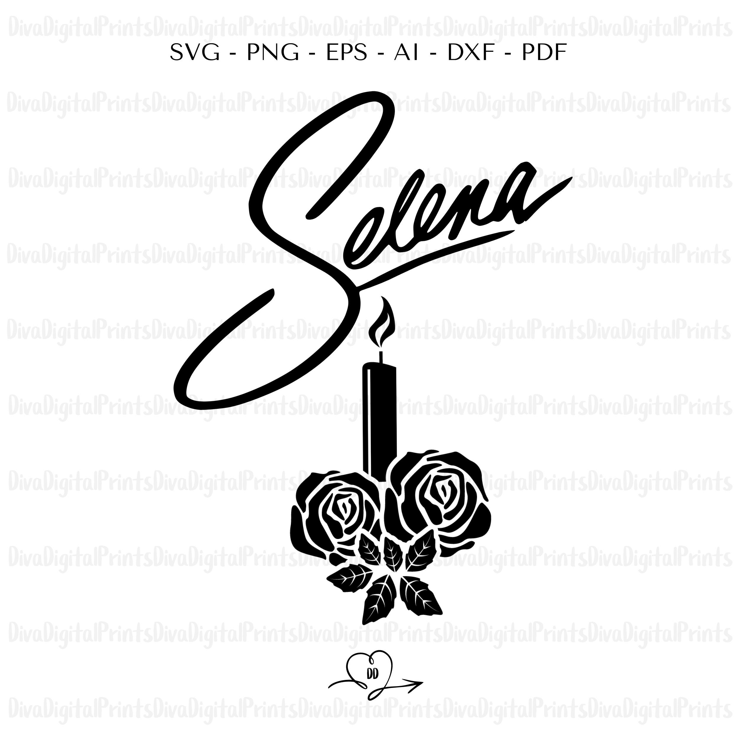 Selena Quintanilla SVG, Selena SVG, Selena Quintanilla PNG Set, Selena ...