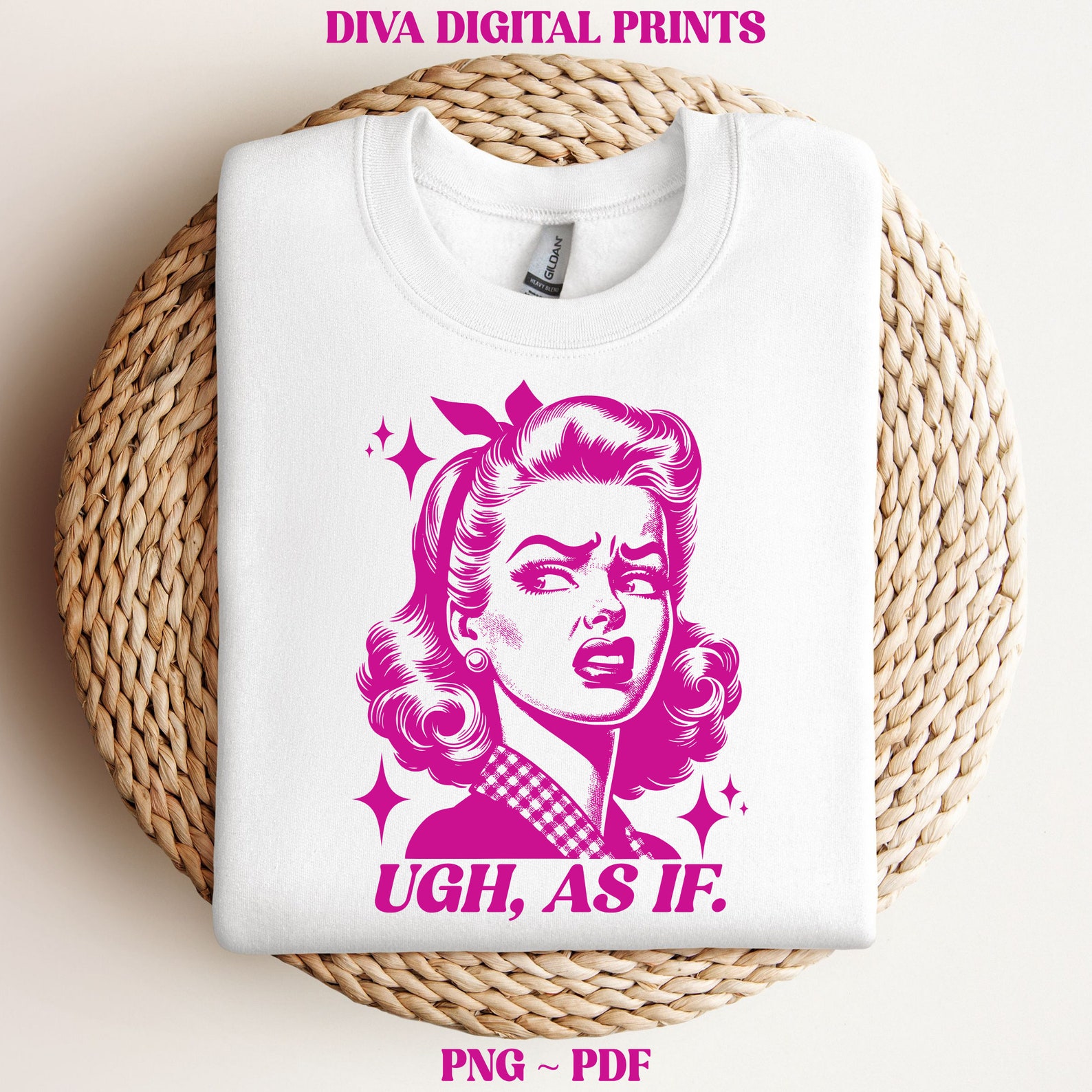 Ugh, as If PNG, Ugh as If PNG, Trendy Vintage Retro Funny Design for ...