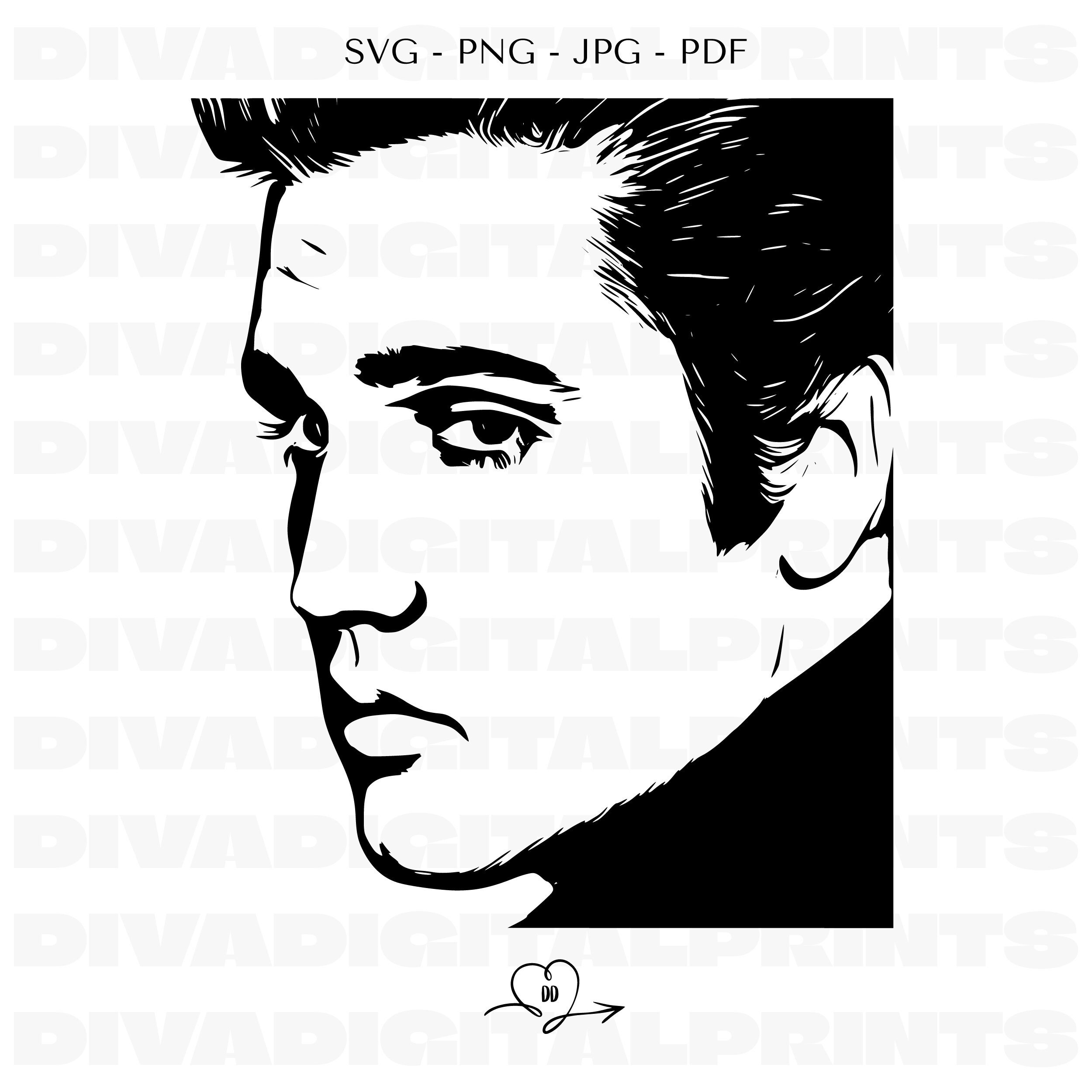 Elvis SVG, PNG Digital Download, Elvis Presley SVG, Elvis Presley ...