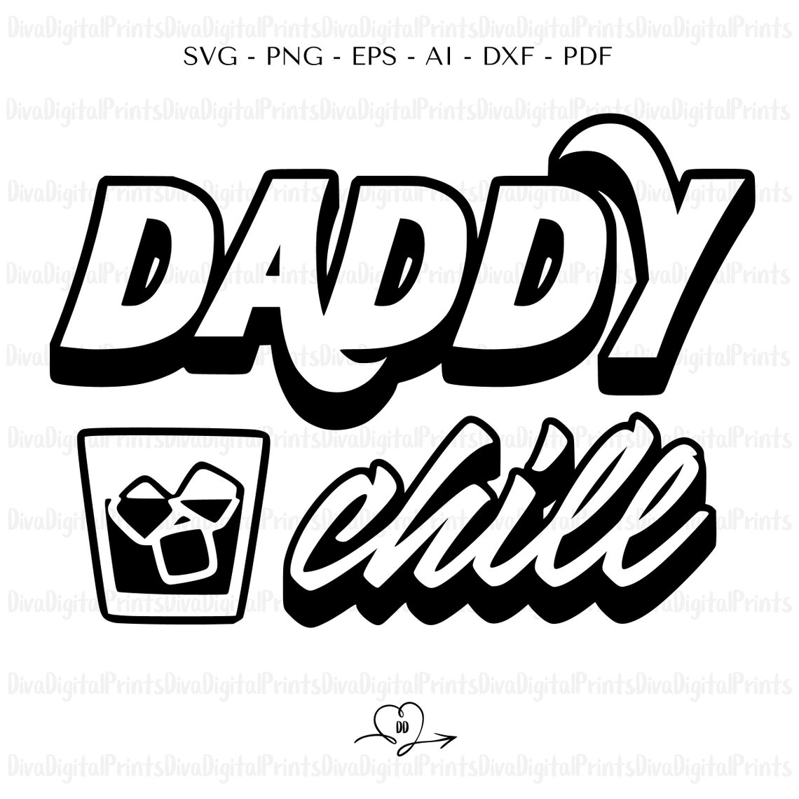 Daddy Chill SVG Daddy Svg Daddy Chill PNG Daddy Png Daddy - Etsy
