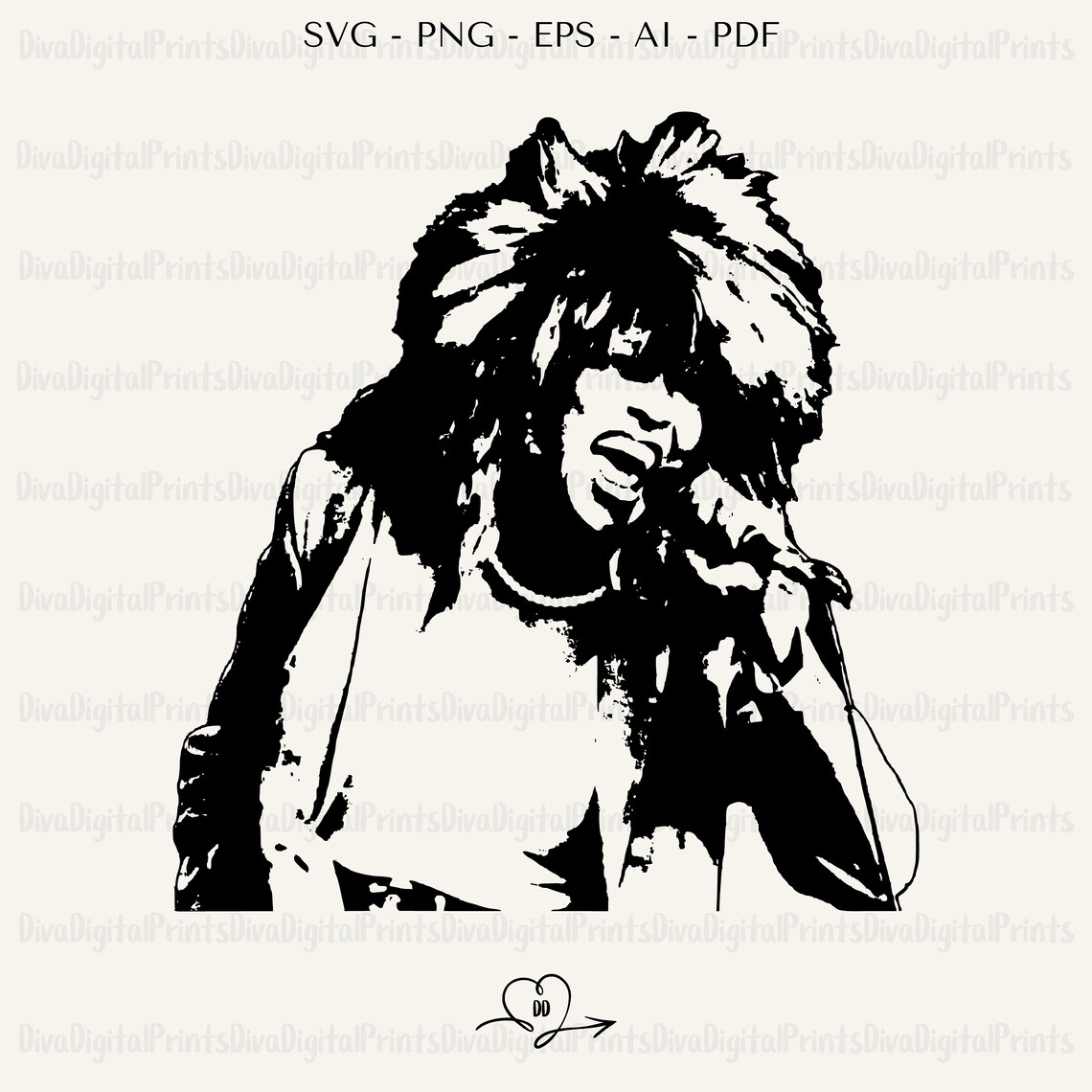 Tina Turner SVG, Simply the Best SVG, Tina Turner PNG, Tina Turner T ...