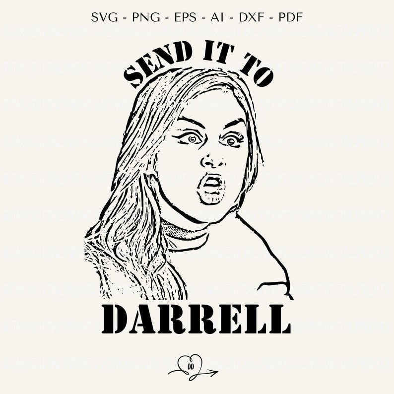 Send It to Darrell SVG Lala Kent SVG Send It to Darrell PNG - Etsy