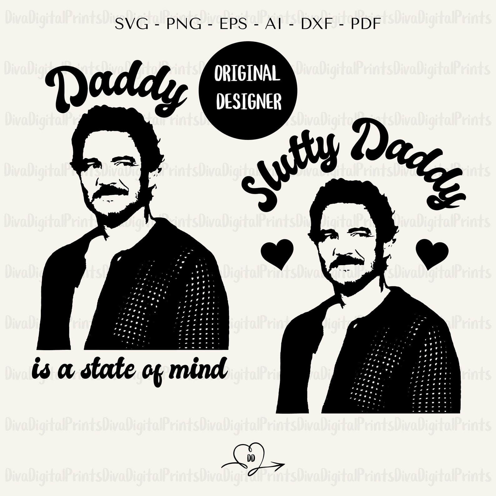 Pedro Pascal SVG, Daddy is A State of Mind SVG, Slutty Daddy, Pedro ...