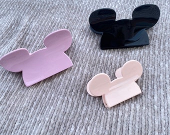 Mickey Mouse Hair Claw Clip - Etsy