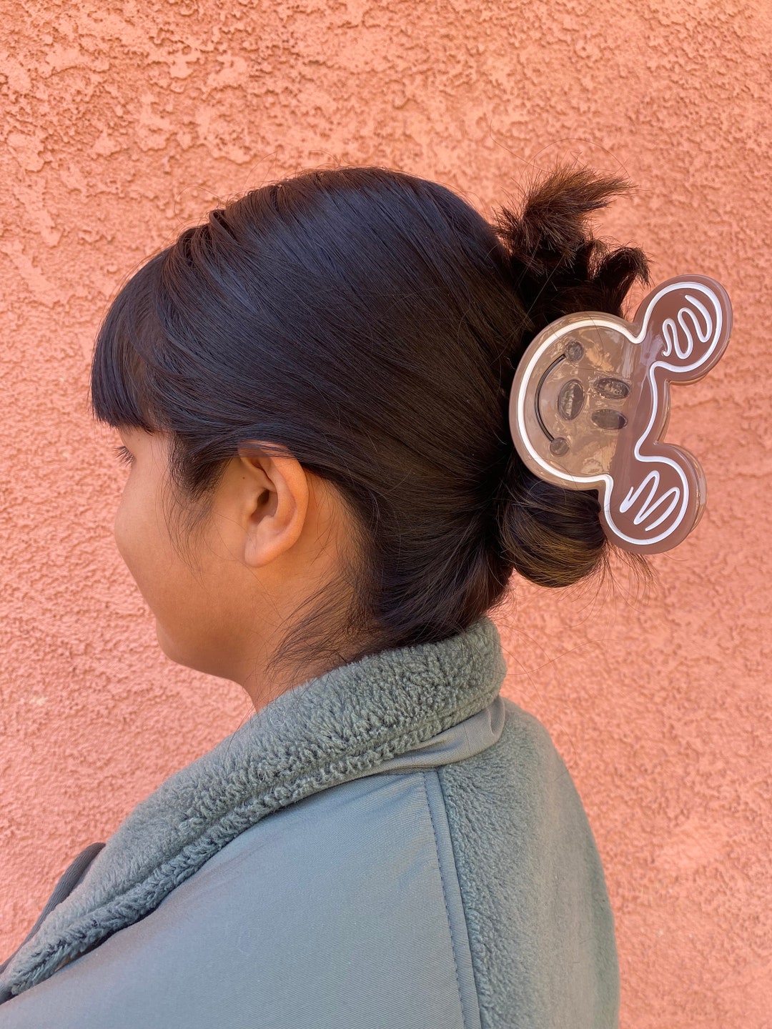 Gingerbread Mouse Claw Clip - Etsy