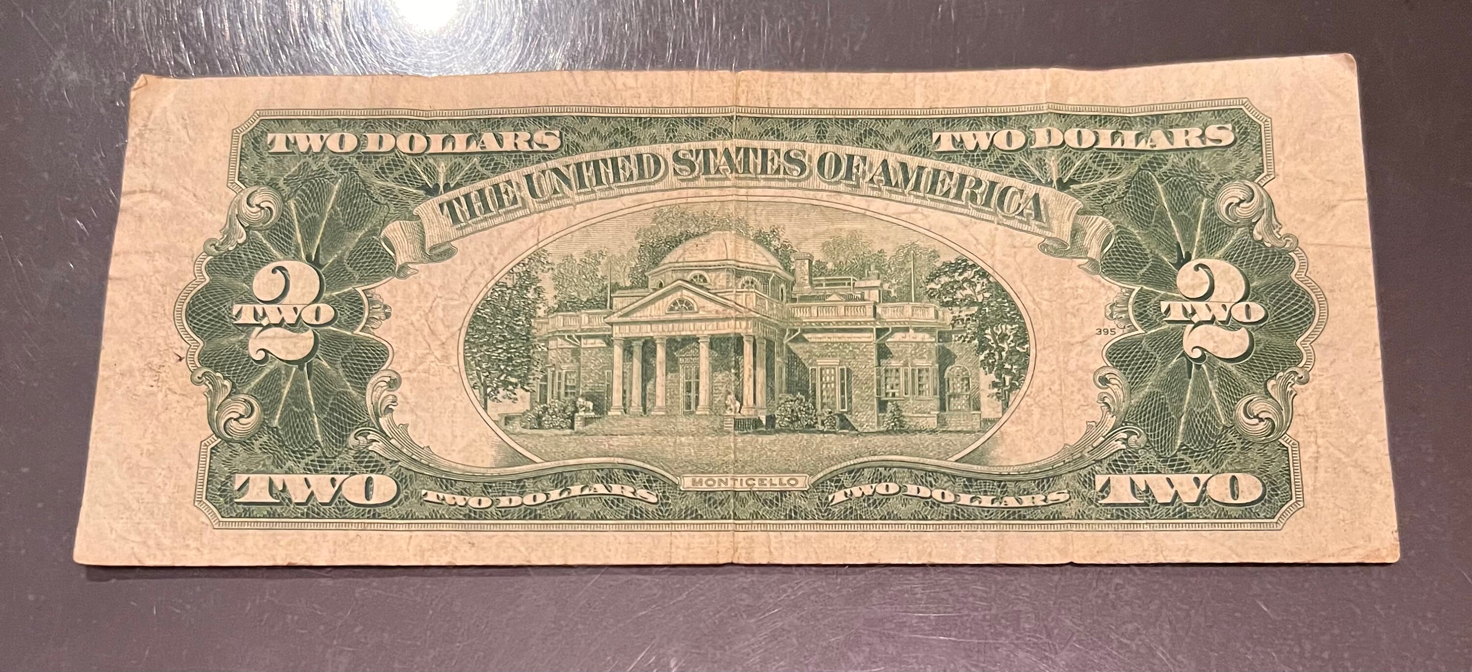 1953 2-dollar Red Seal Bills - Etsy