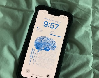 Neurology/brain Anatomy iPhone Wallpaper (green With Light Tan ...