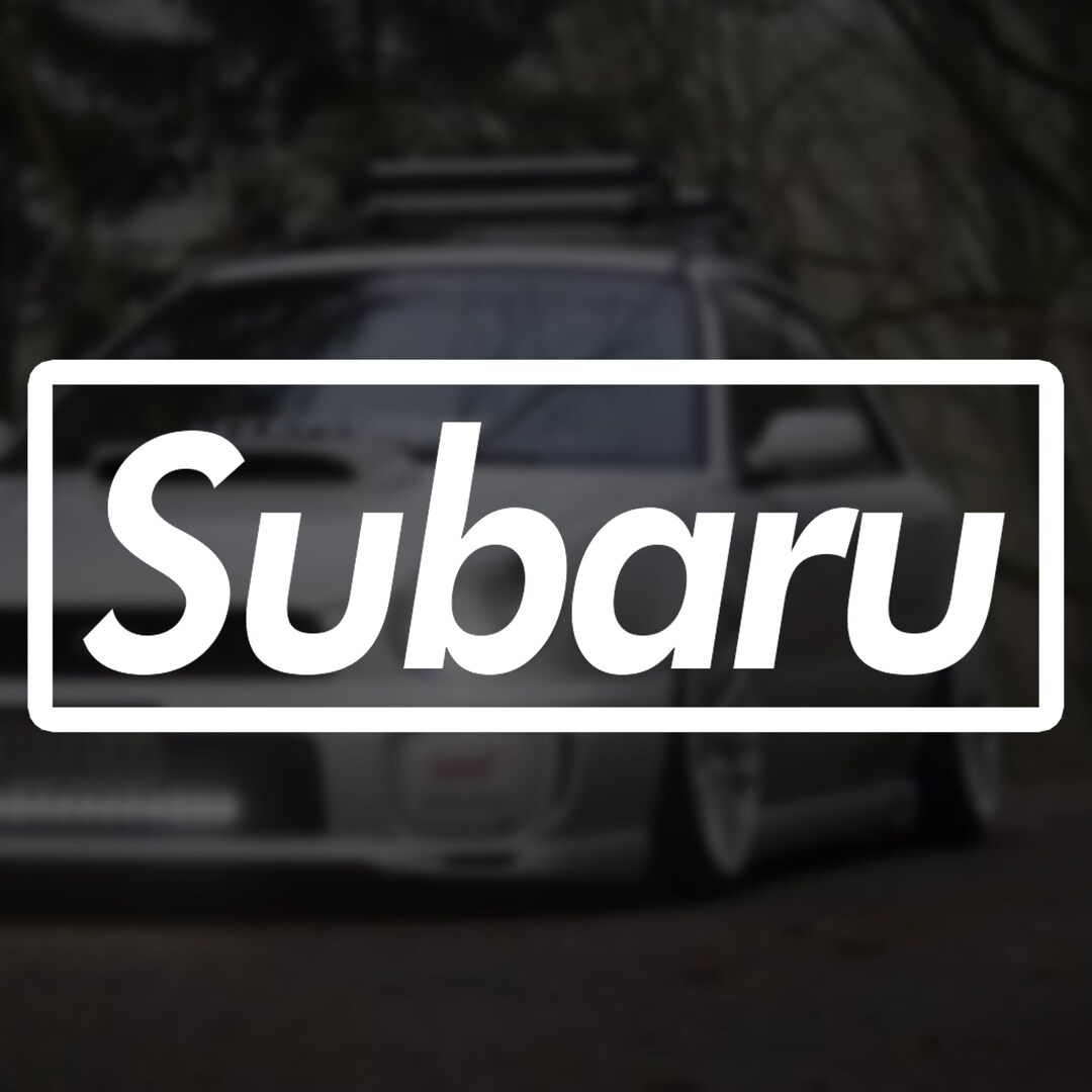 Subaru JDM Logo Decal Sticker bumper Sticker, Windshield Sticker ...