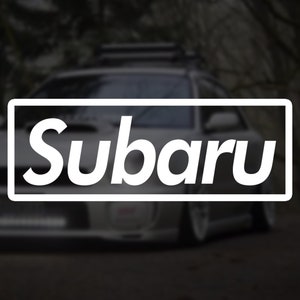 Subaru JDM Logo Decal Sticker bumper Sticker Windshield - Etsy