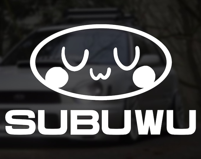Subuwu JDM Vinyl Car Decal Sticker - Etsy