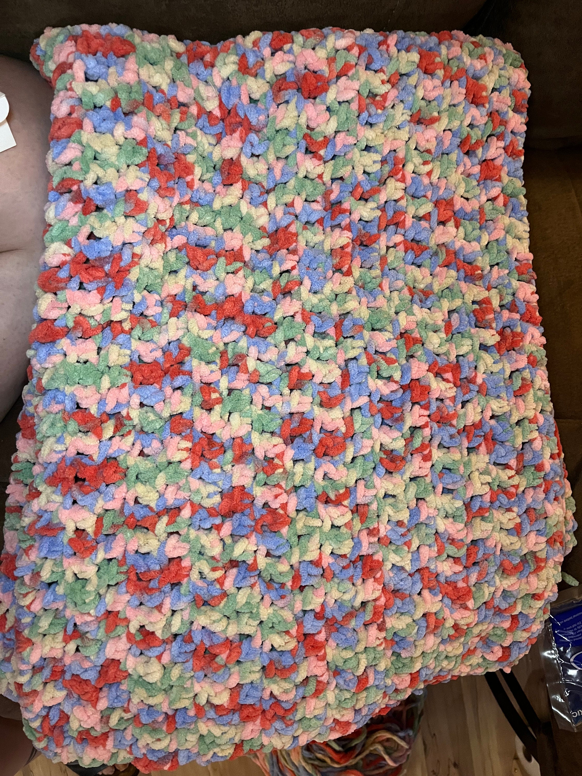 Extra Large Crocheted Blanket - Etsy