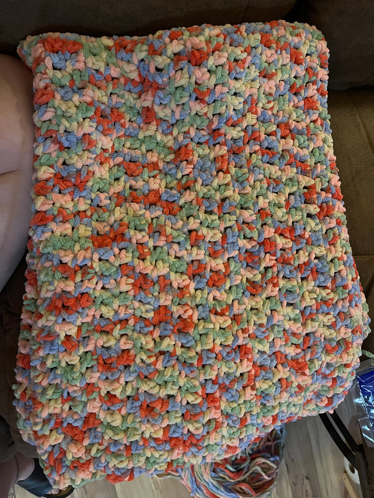 Extra Large Crocheted Blanket - Etsy