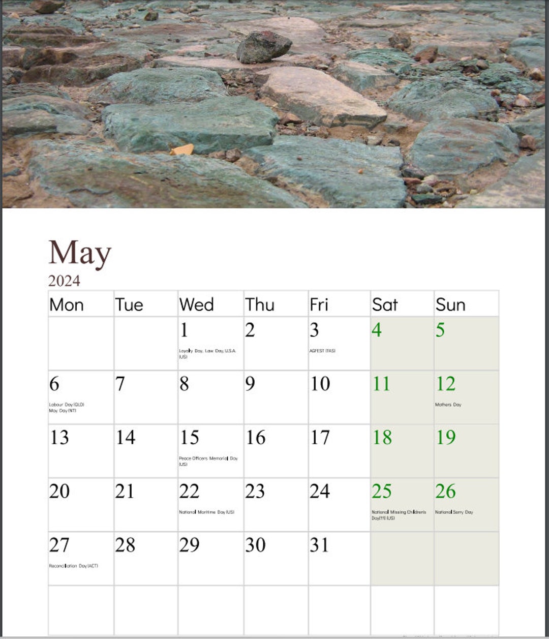 Beautiful 2024 Calendar - Etsy
