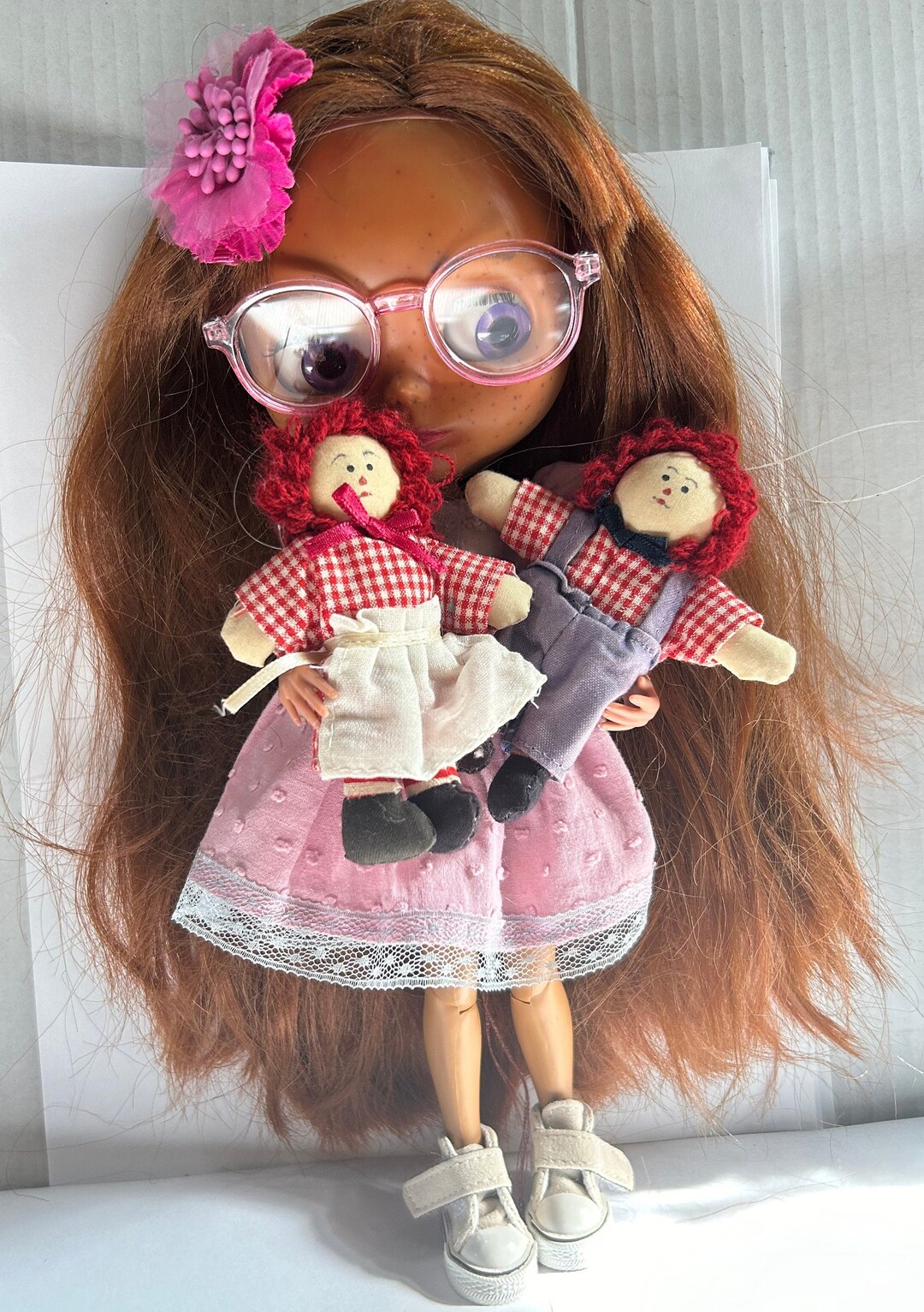 Blythe Doll Raggedy Ann & Andy Rag Doll Set - Etsy