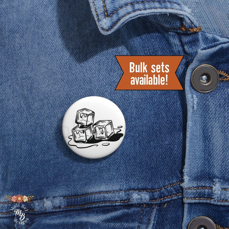 Melting Ice Enamel Pin - Etsy