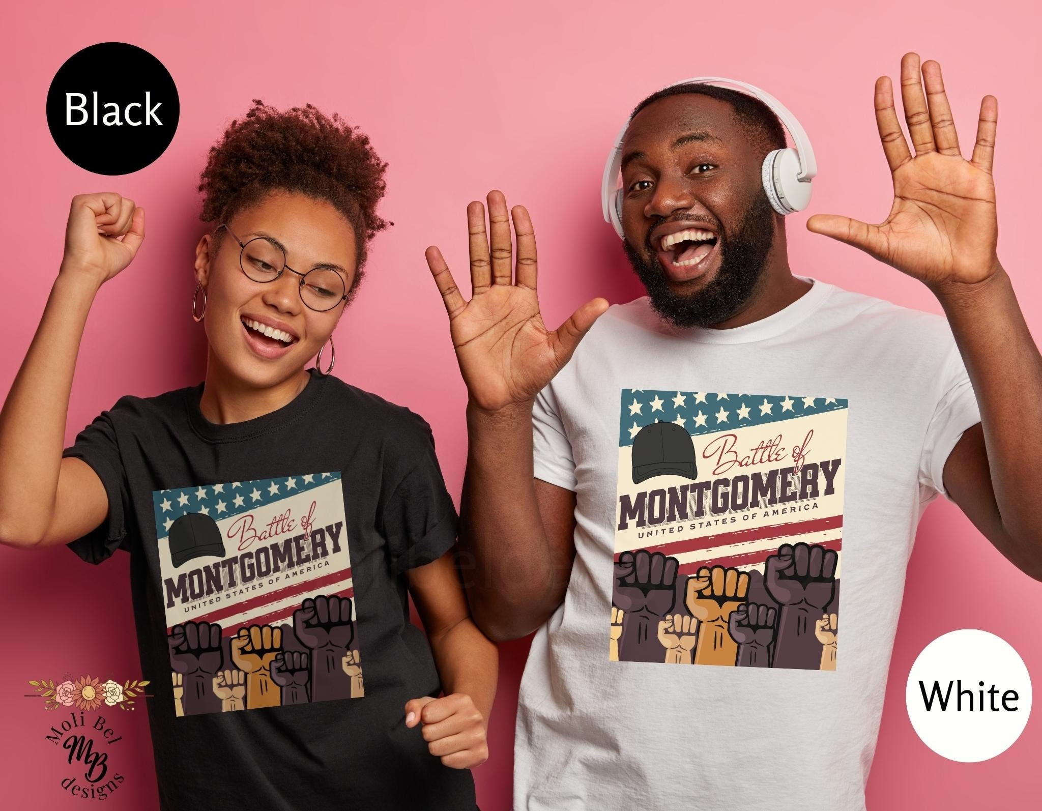 Patriotic Battle of Montgomery Alabama Brawl T-shirt Black - Etsy