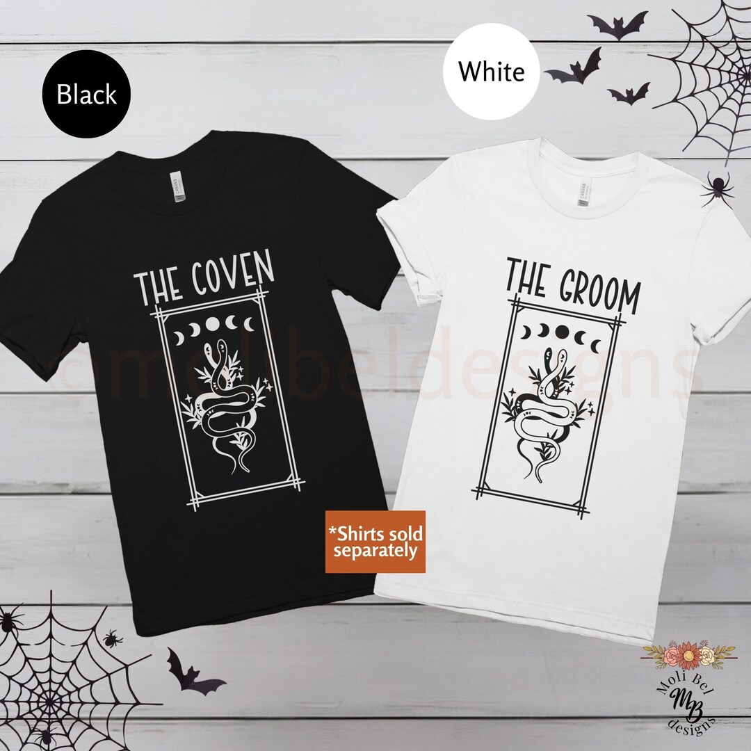 Celestial Groom Bachelor Group Party Shirts Coven Bachelor Party Totem ...